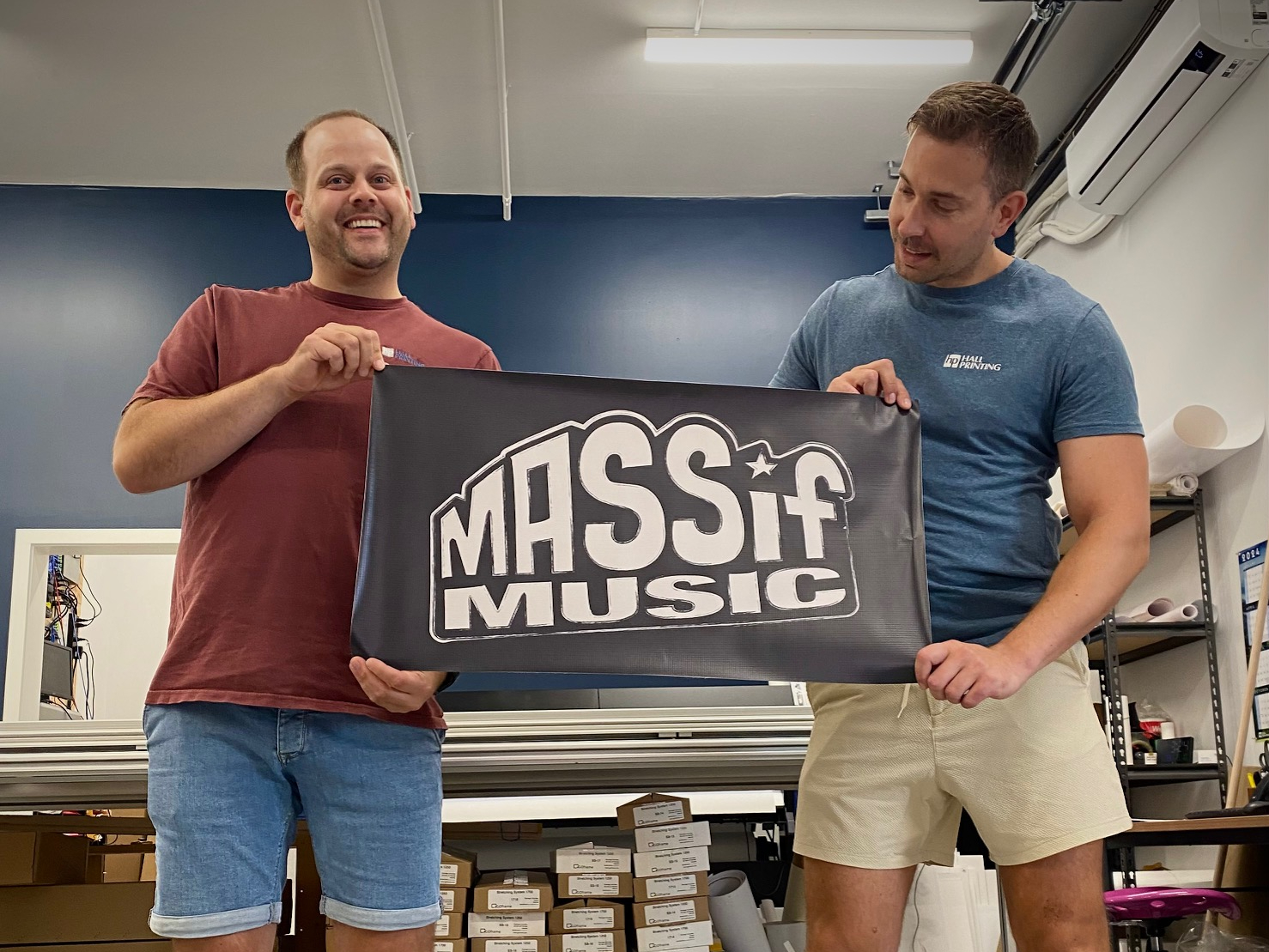 Massif Love for Hall Printing! – MASSiF Music